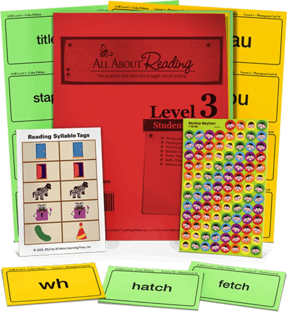 All About Reading Level 3 Student Packet | The Book Connection